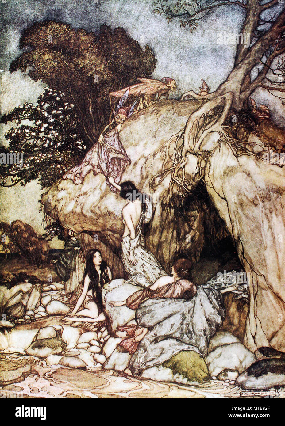 Rackham Arthur - Book of Pictures 8 - Goblins Stock Photo - Alamy