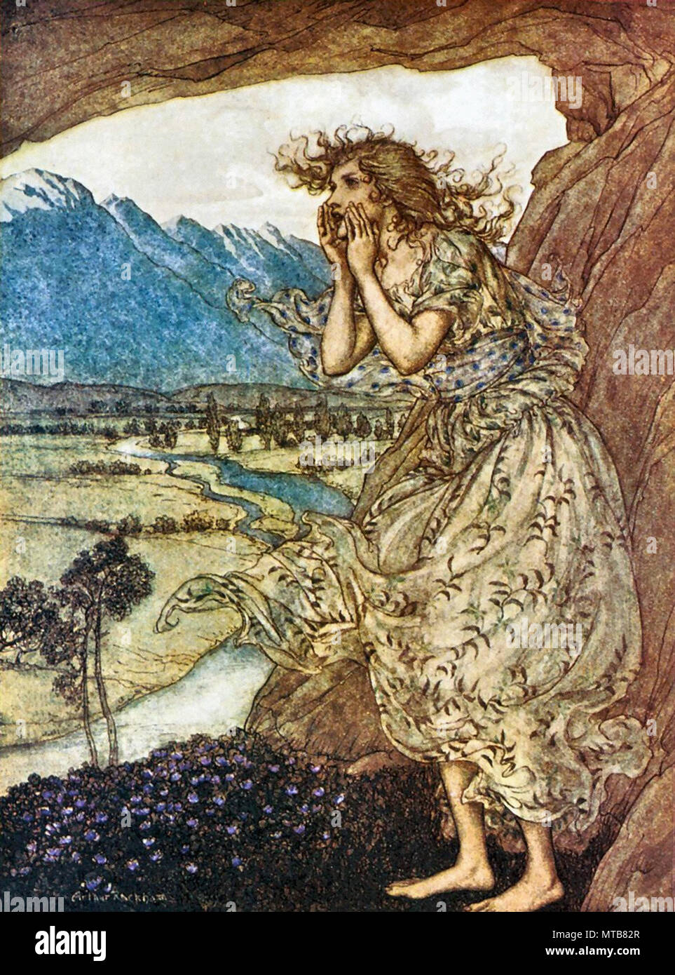Rackham Arthur - Comus - Sweet Echo Stock Photo - Alamy