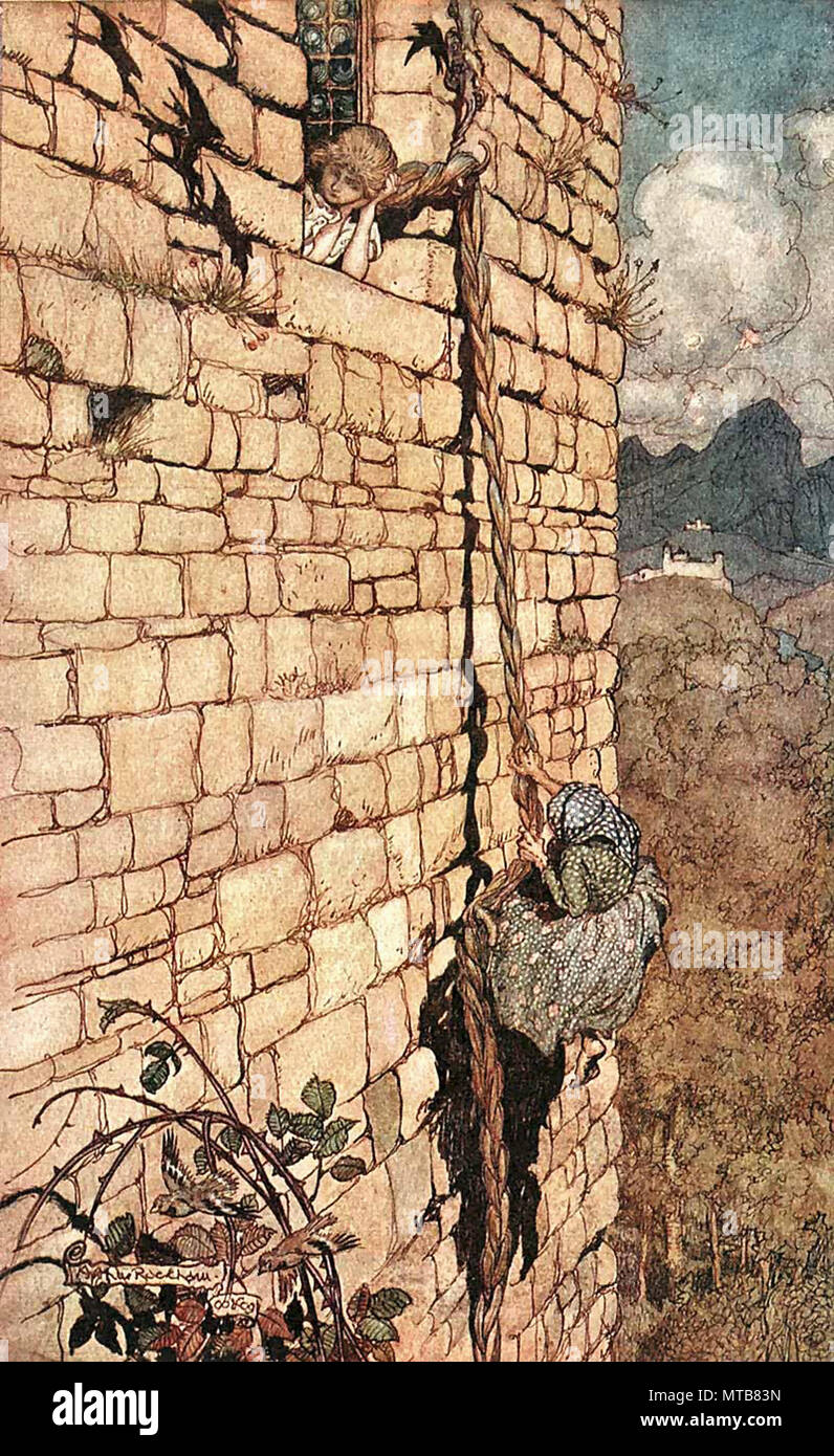 Original Rapunzel Brothers Grimm