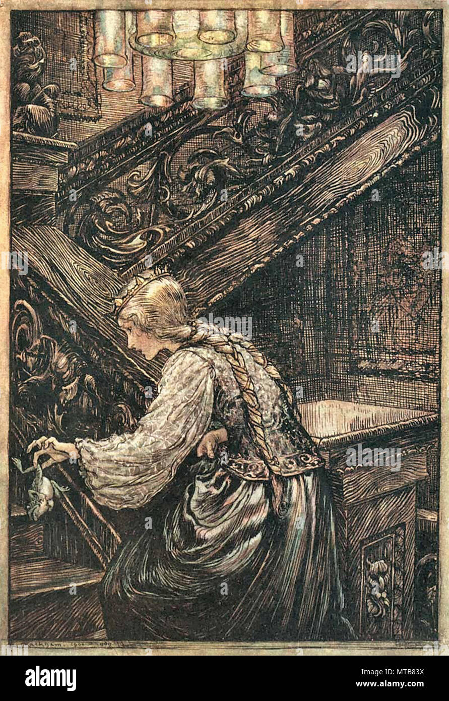 Rackham Arthur - from the Fairy Tales of the Brothers Grimm - the Frog ...