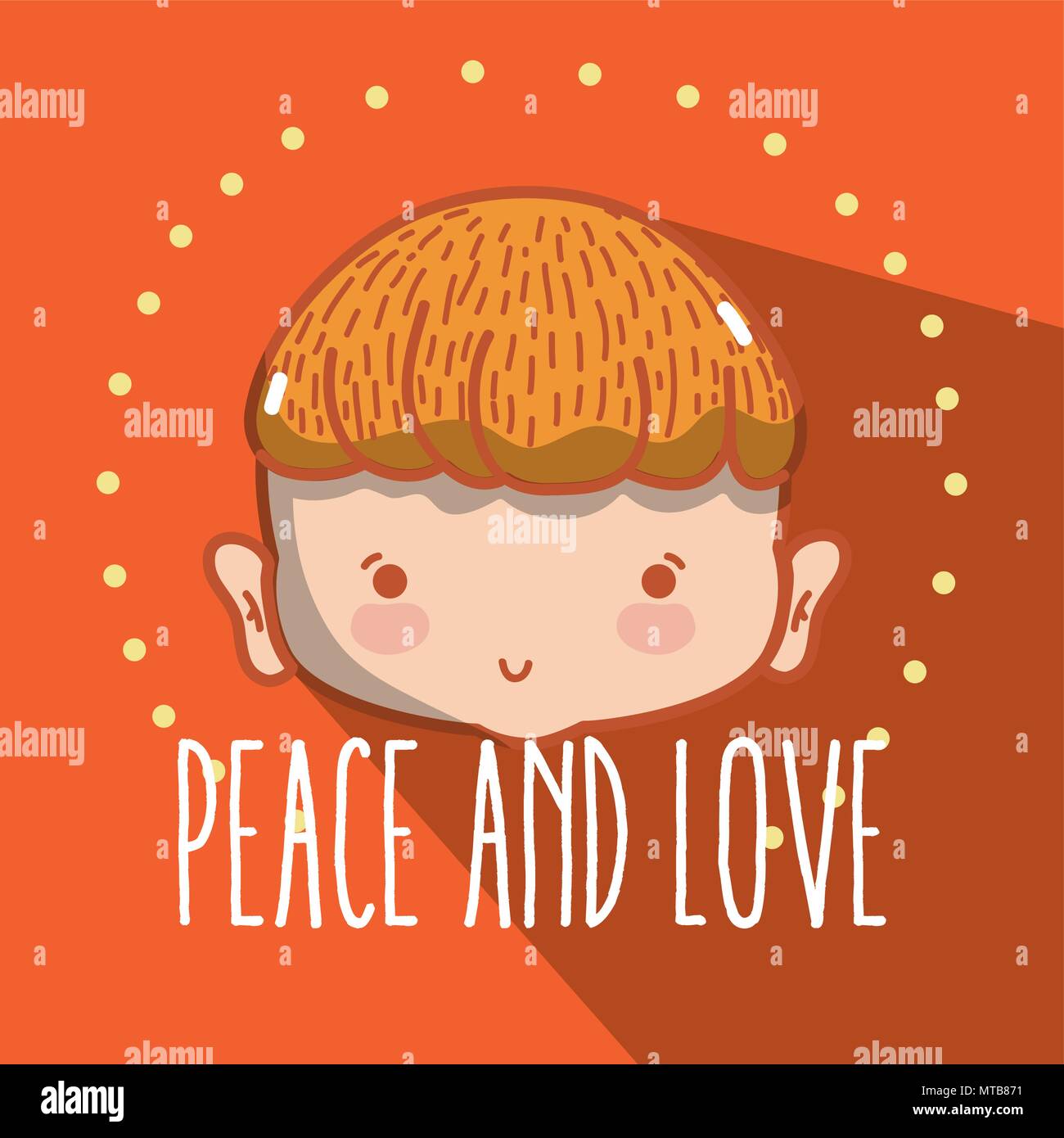 Peace and love cartoons Stock Vector Image & Art - Alamy