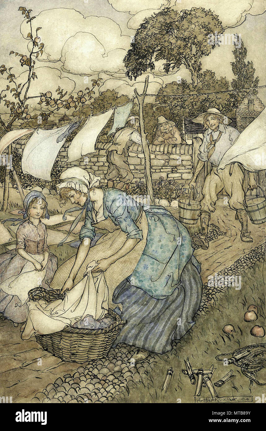 Rip van winkle illustration hi-res stock photography and images - Alamy