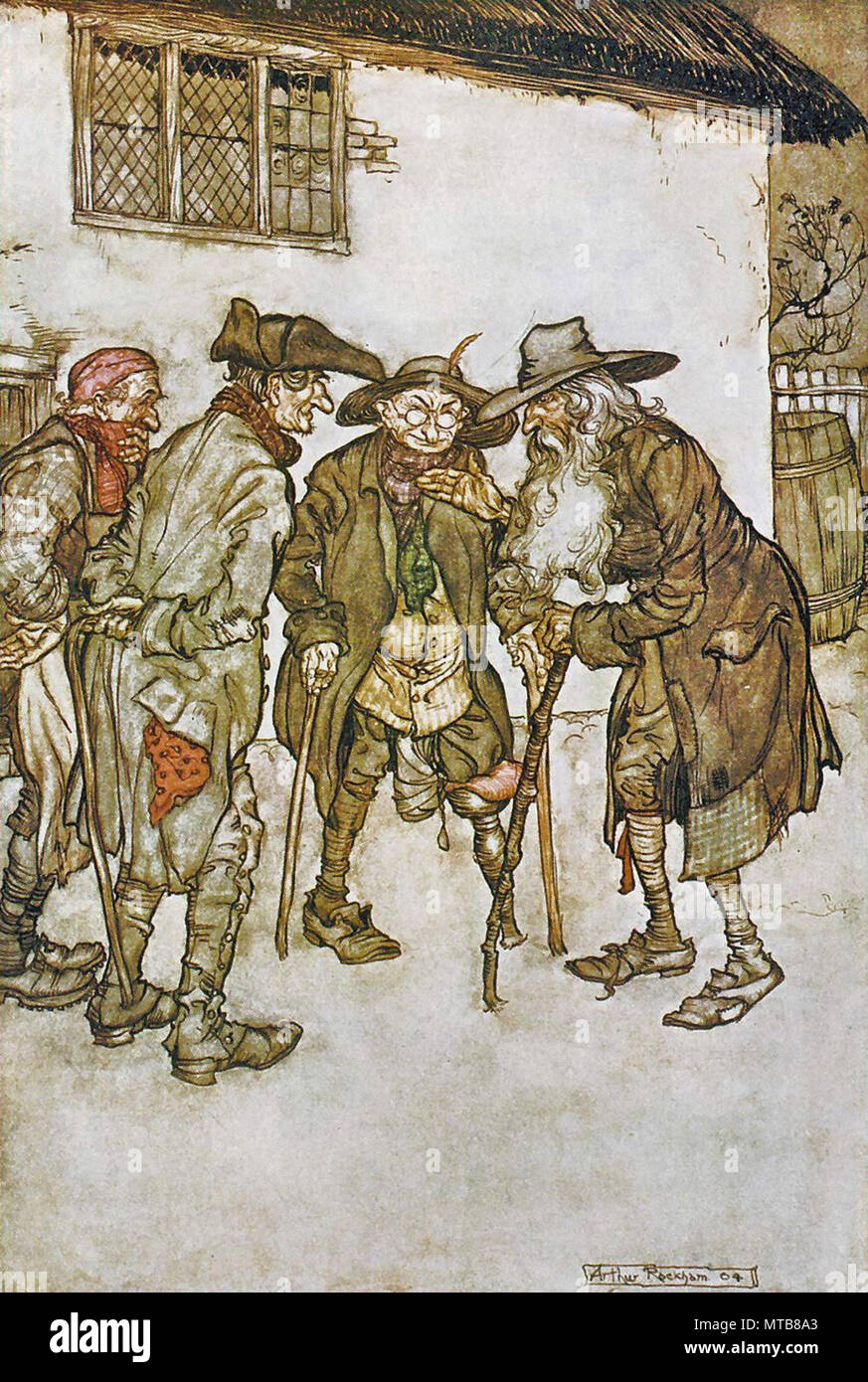 Rackham Arthur - Rip Van Winkle's Return Stock Photo - Alamy