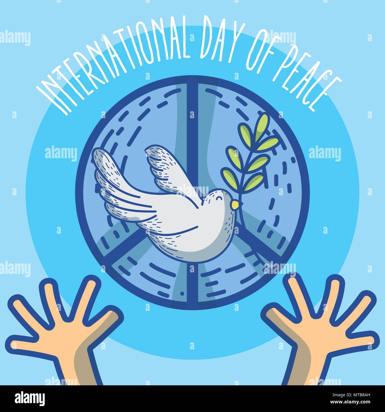 International day of peace Stock Vector Image & Art - Alamy