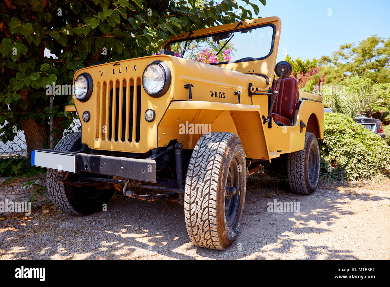 Willys Jeep Modified White