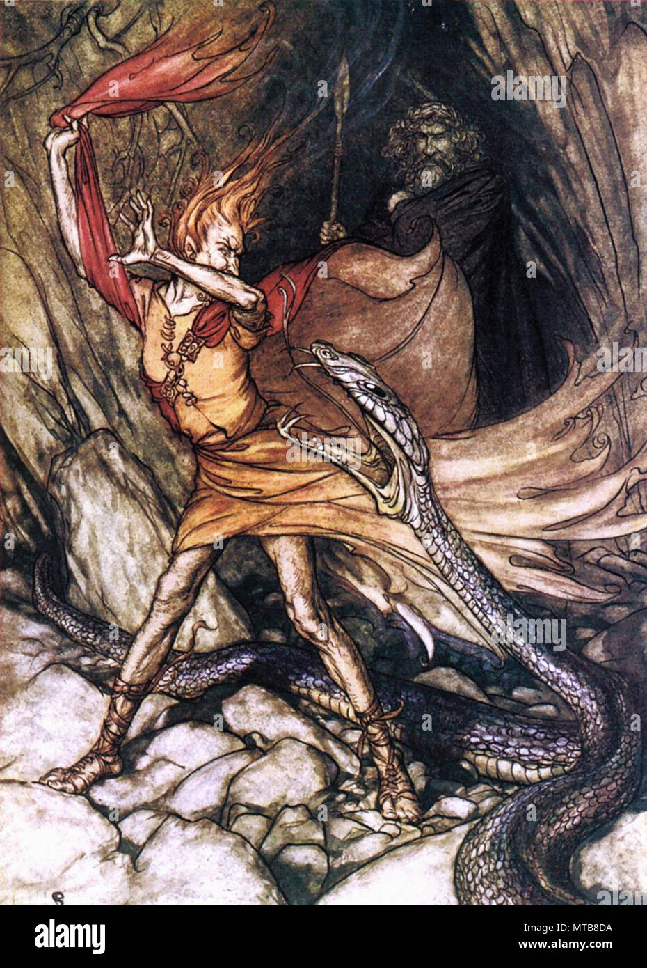 Rackham Arthur - the Ring of the Nibelung 12 - Horrible Dragon O ...