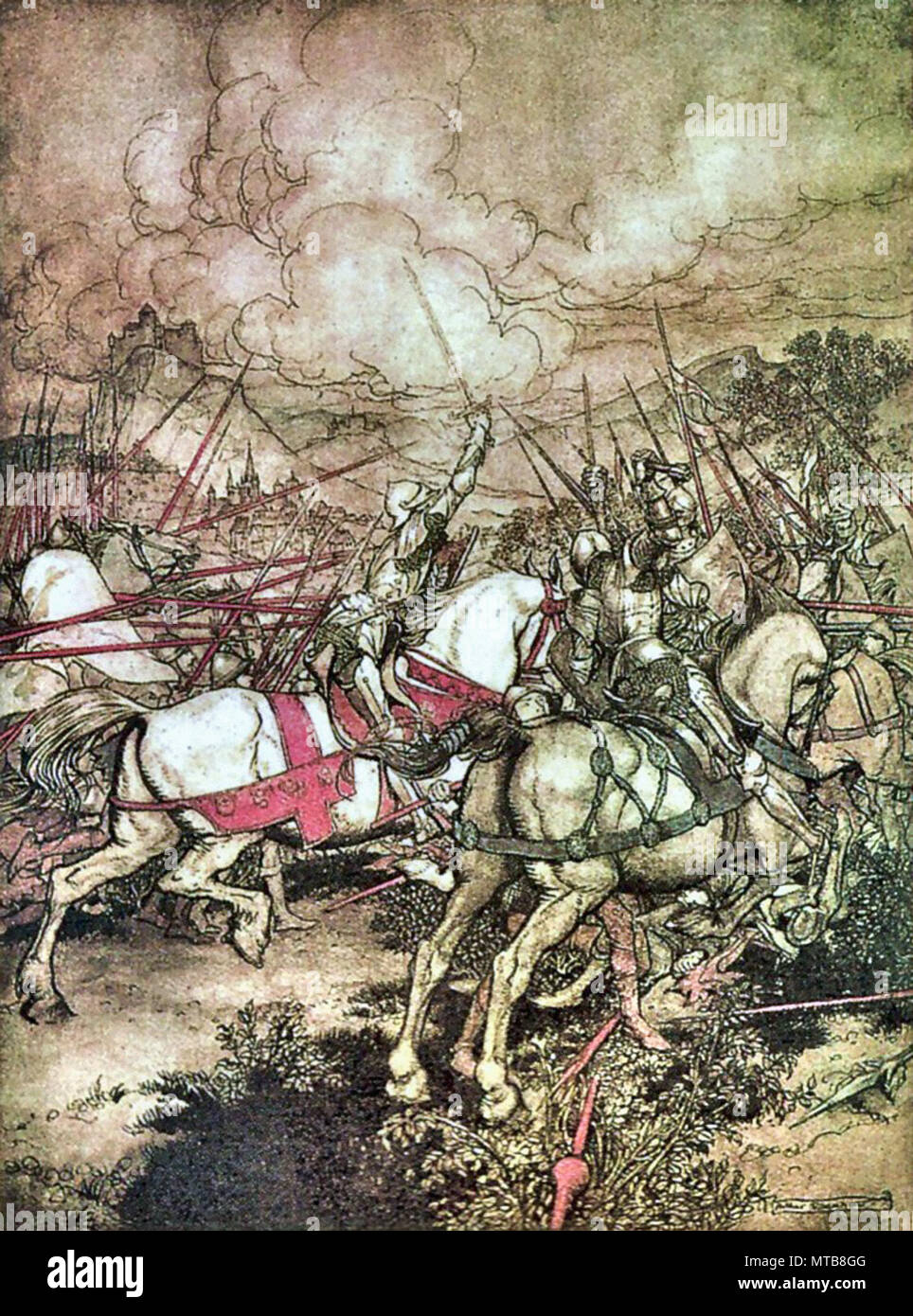 King Arthur Painting Rackham High Resolution Stock Photography and ...