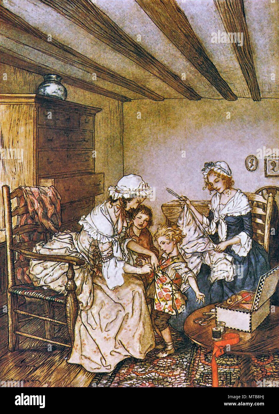 Rackham Arthur - the Vicar of Wakefield - Sunday Waistcoats for Dick ...