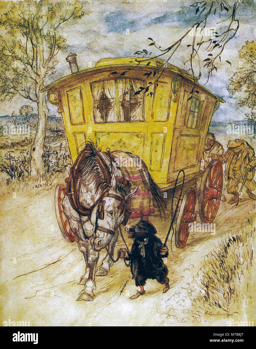Rackham Arthur - the Wind in the Willows - It Was a Golden Afternoon ...