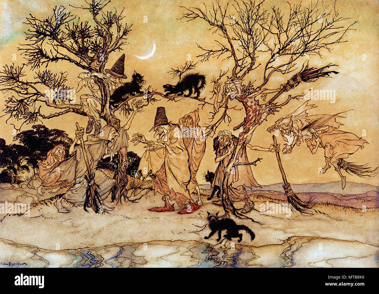 The witches sabbath hi-res stock photography and images - Alamy