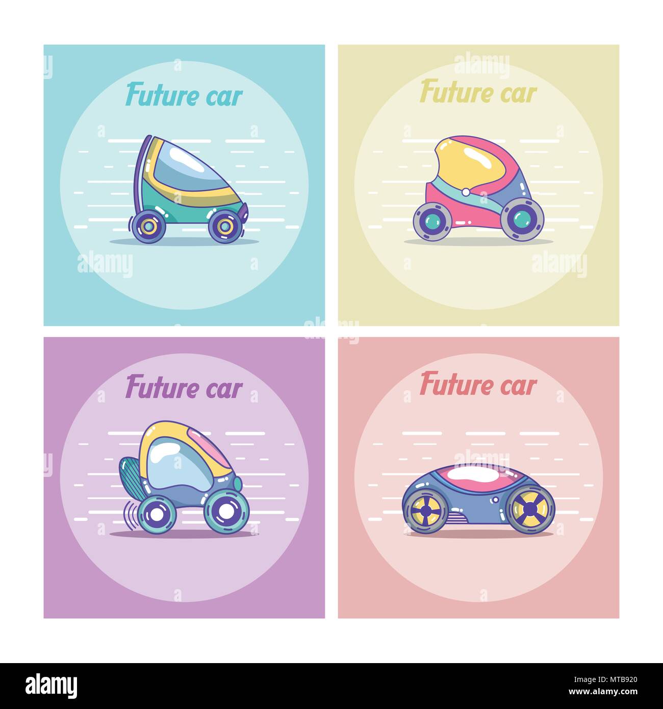 Connected technology cars Cut Out Stock Images & Pictures - Alamy