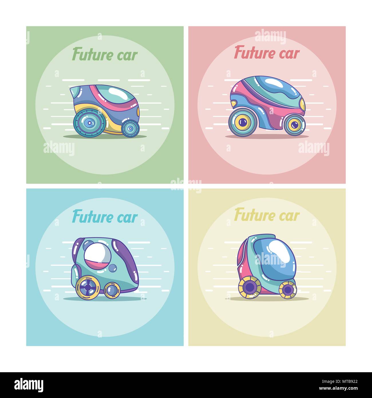 Connected technology cars Cut Out Stock Images & Pictures - Alamy