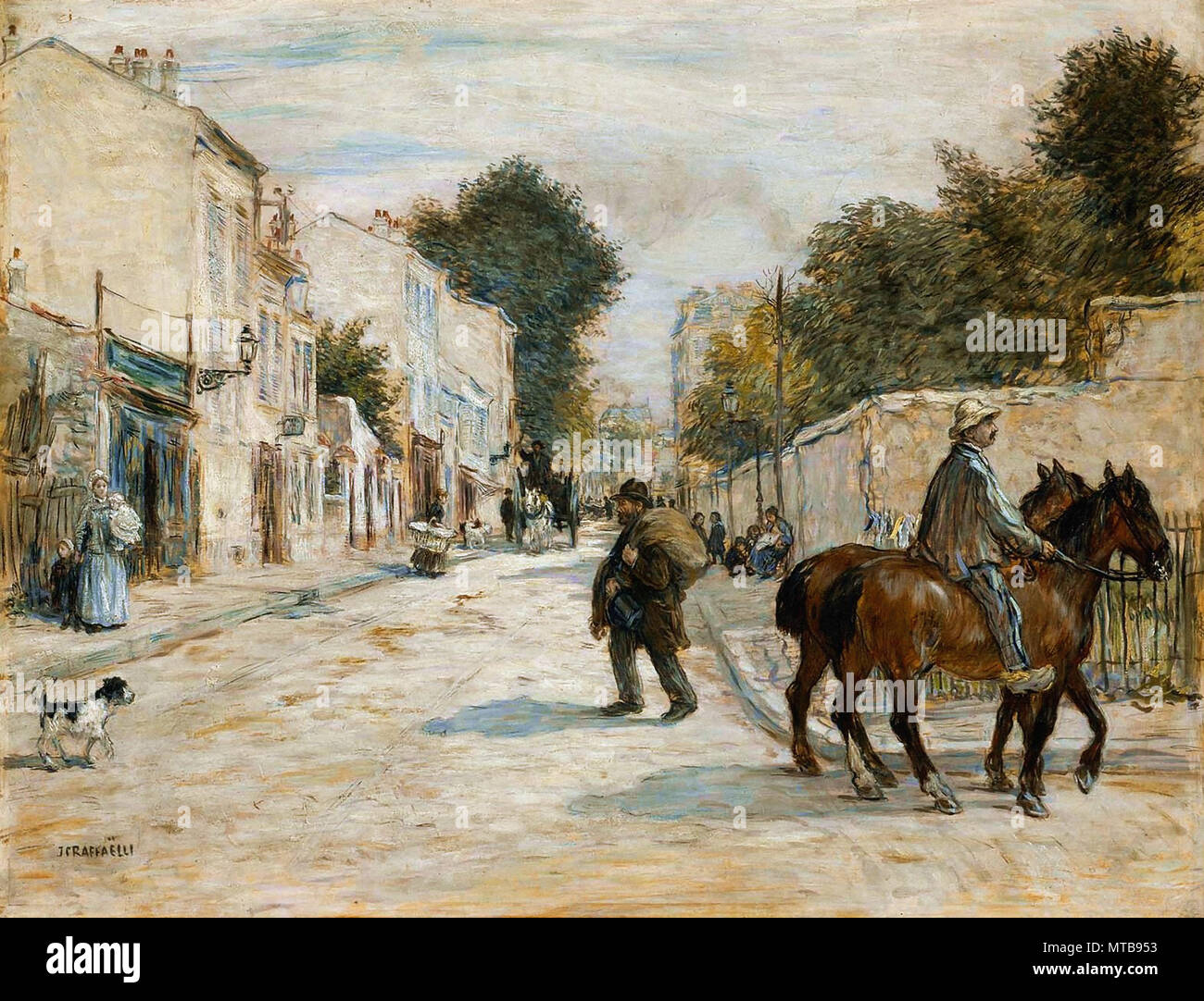 Raffaelli Painting High Resolution Stock Photography and Images - Alamy