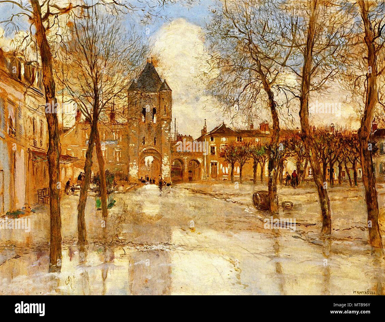 Raffaelli painting hi-res stock photography and images - Alamy