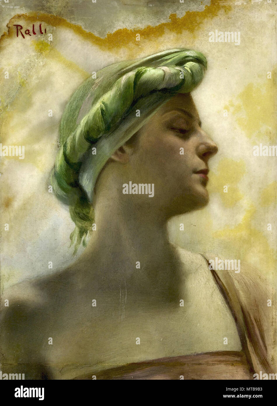 Ralli Theodore Jacques - an Oriental Beauty Stock Photo - Alamy