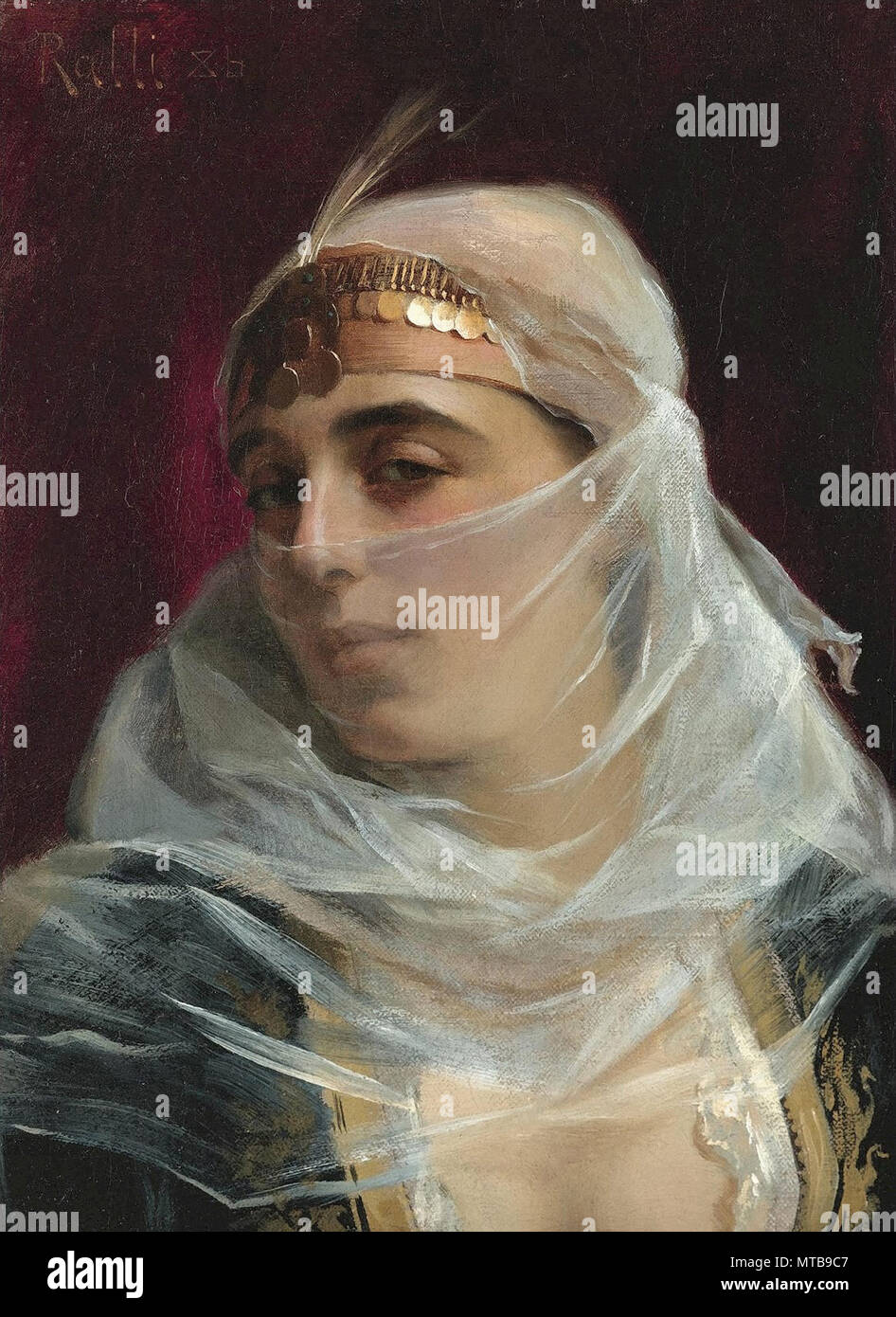 Ralli Theodore Jacques - Girl from Constantinople 2 Stock Photo - Alamy