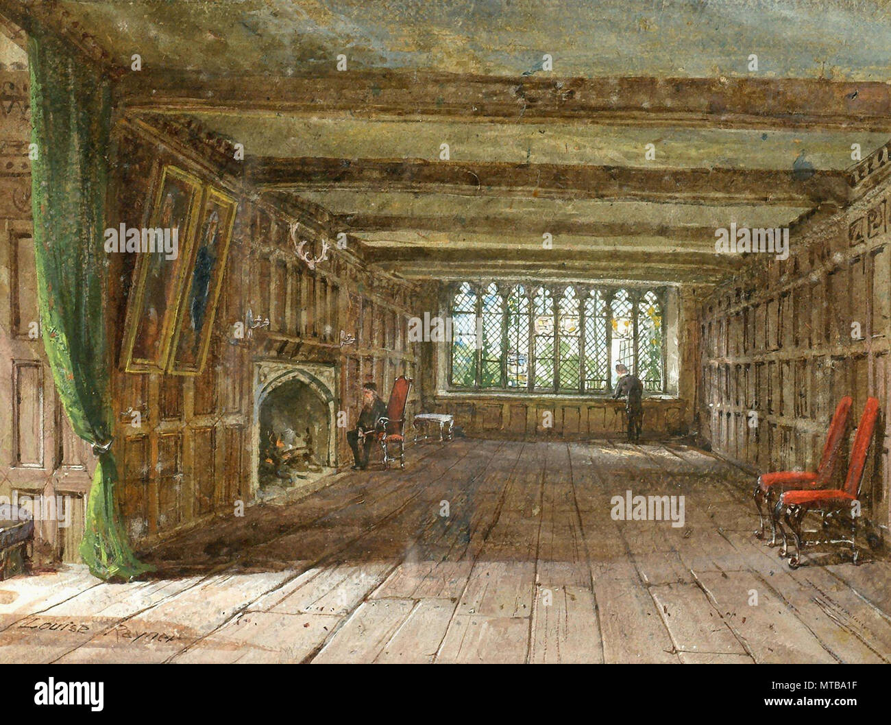 Interior of haddon hall hi-res stock photography and images - Alamy
