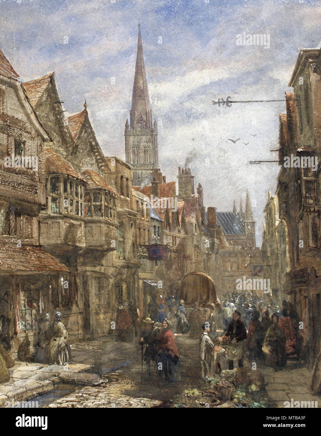 Louise rayner painting salisbury hi-res stock photography and images ...