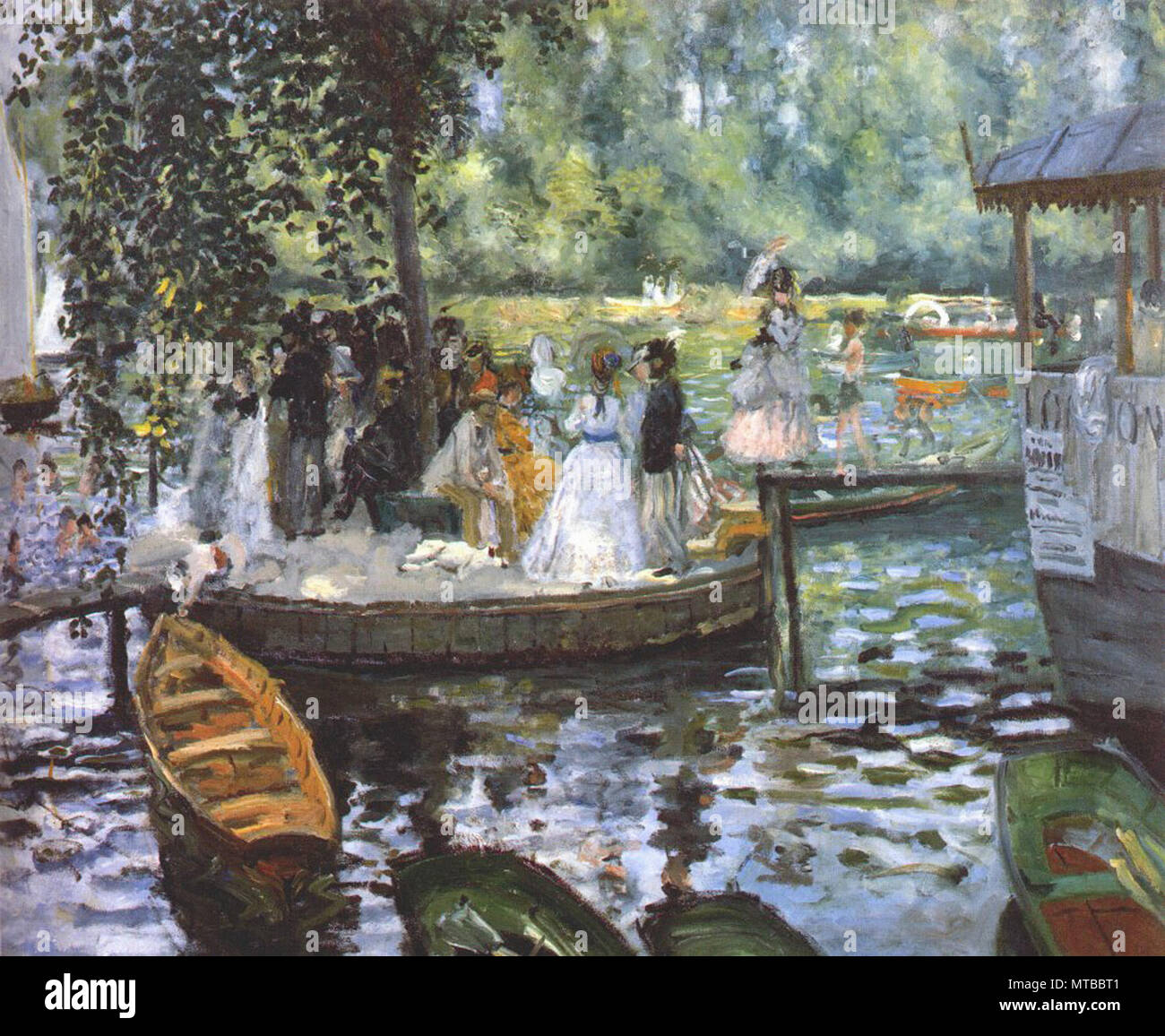 La Grenouillere Renoir Monet