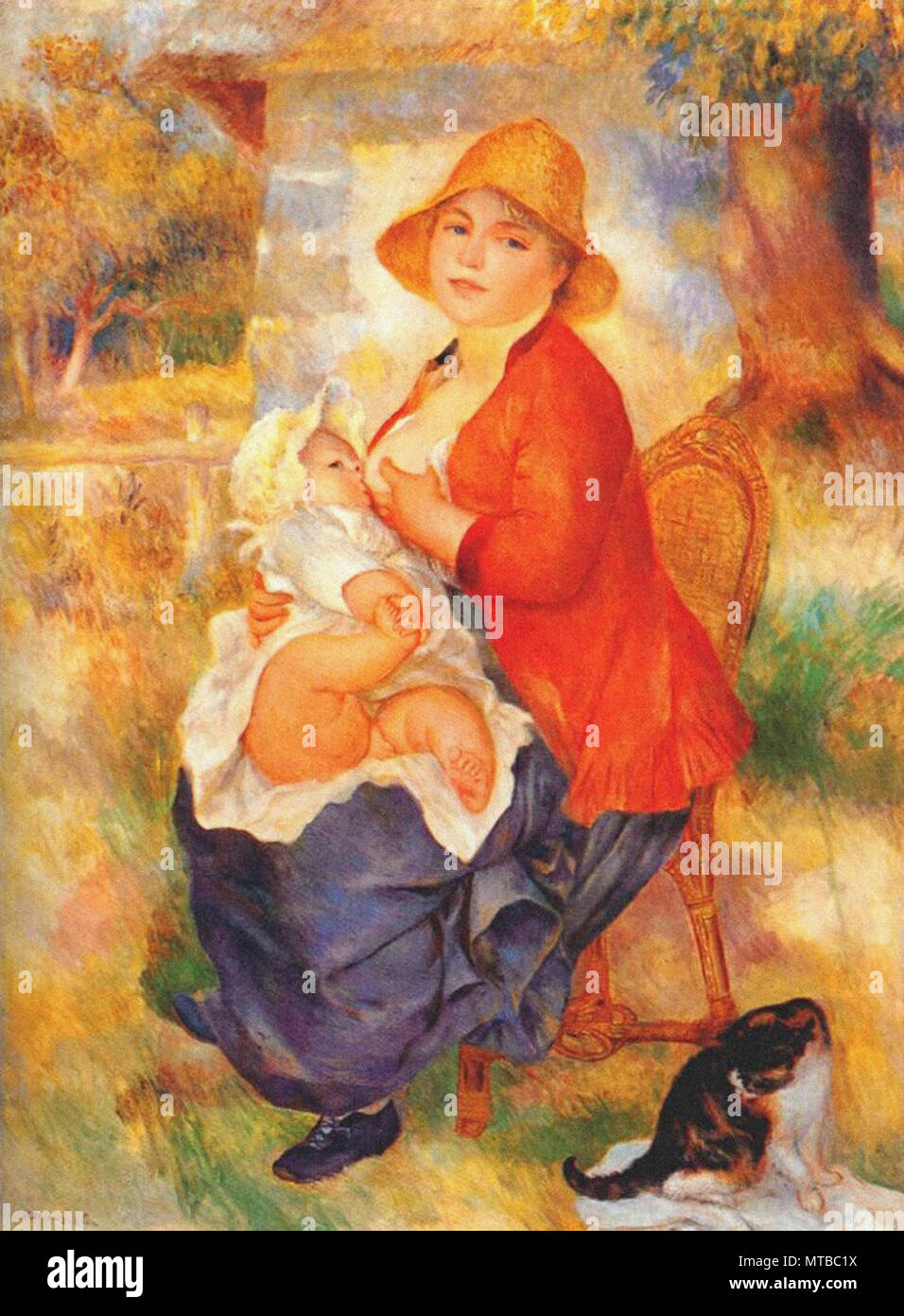 Renoir Pierre-Auguste - Mother Nursing Her Child (Aline and Pierre ...
