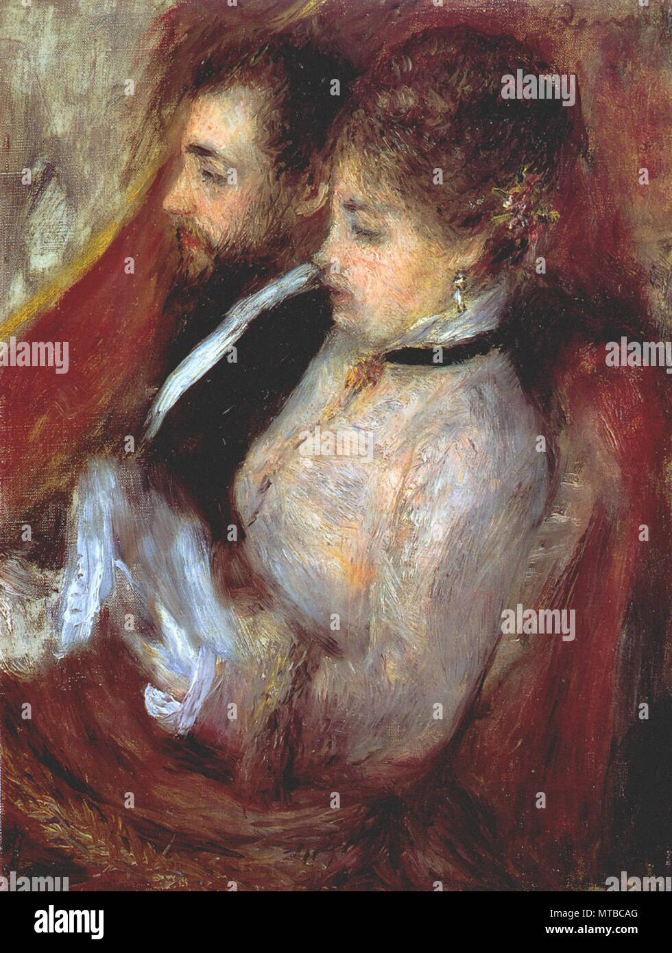Renoir Pierre-Auguste - the Little Theater Box 1873-4 Stock Photo - Alamy