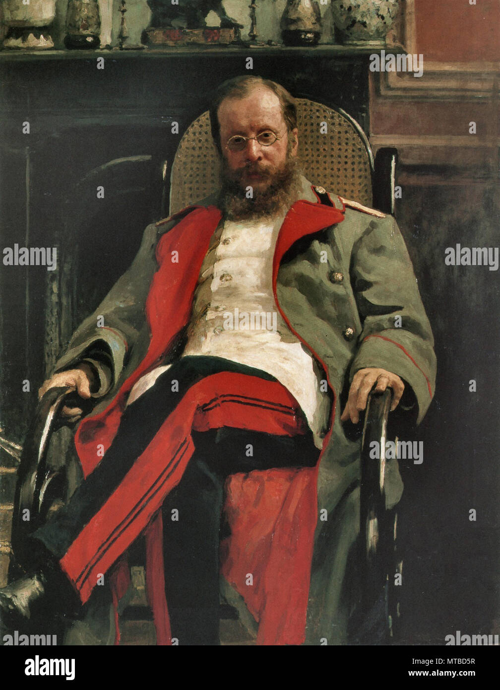 Repin Ilja - Portret Van Cesar Cui Stock Photo - Alamy