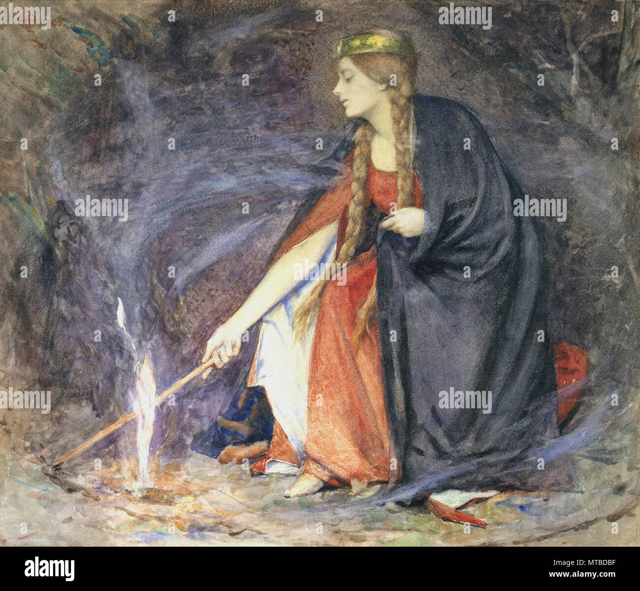 Rheam Henry Meynell - Flames Stock Photo - Alamy