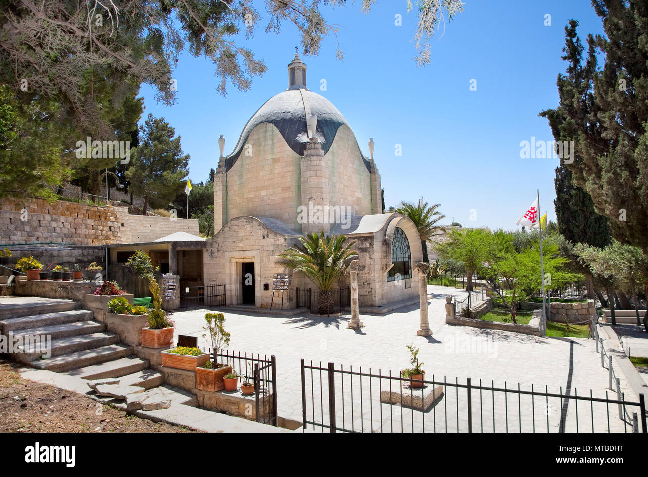 The Church of Dominus Flevit, lamenting the Lord or the Lord's Lament ...