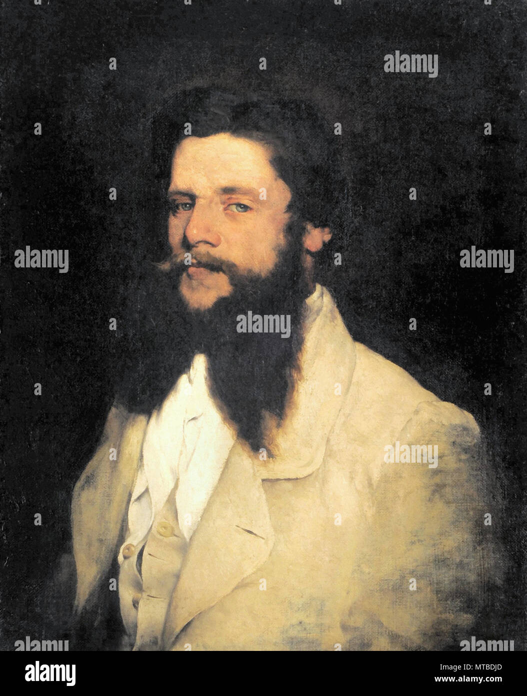 Ribot Theodule Augustin - Hombre De Epoca Stock Photo - Alamy