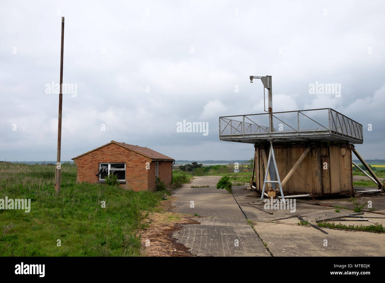RAF Bawdsey, a former Cold War radar and missile base, Suffolk, UK ...
