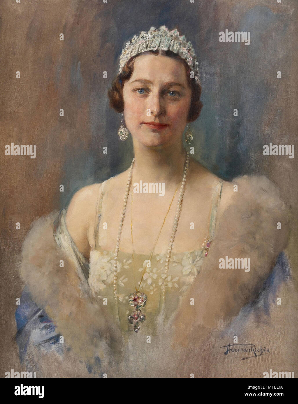Richir Hermann Jean Joseph - La Reine Astrid Stock Photo - Alamy