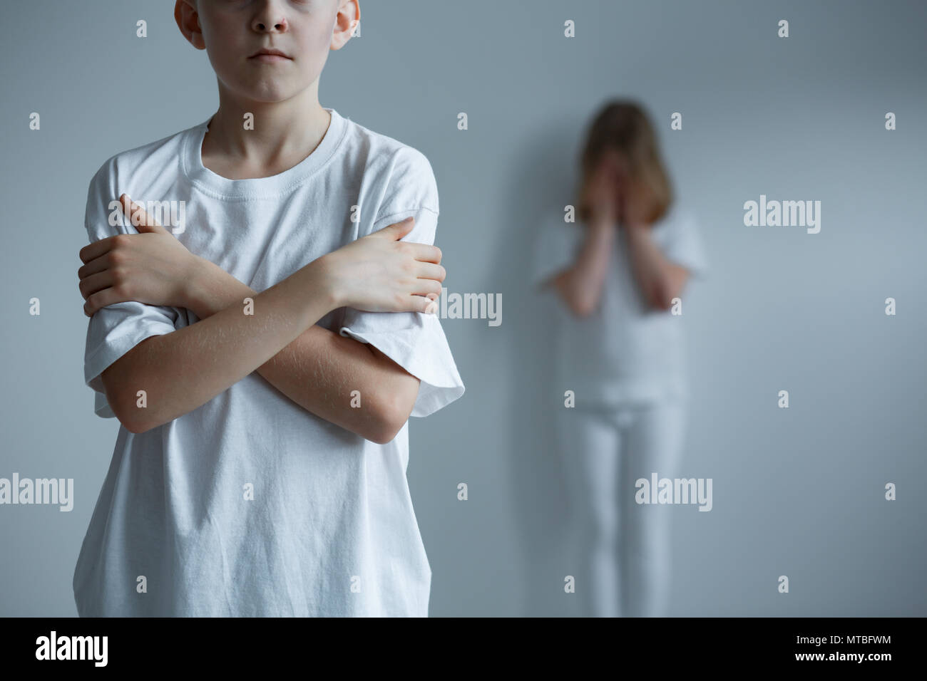 Conceptual photo horrible childhood of abused children Stock Photo - Alamy