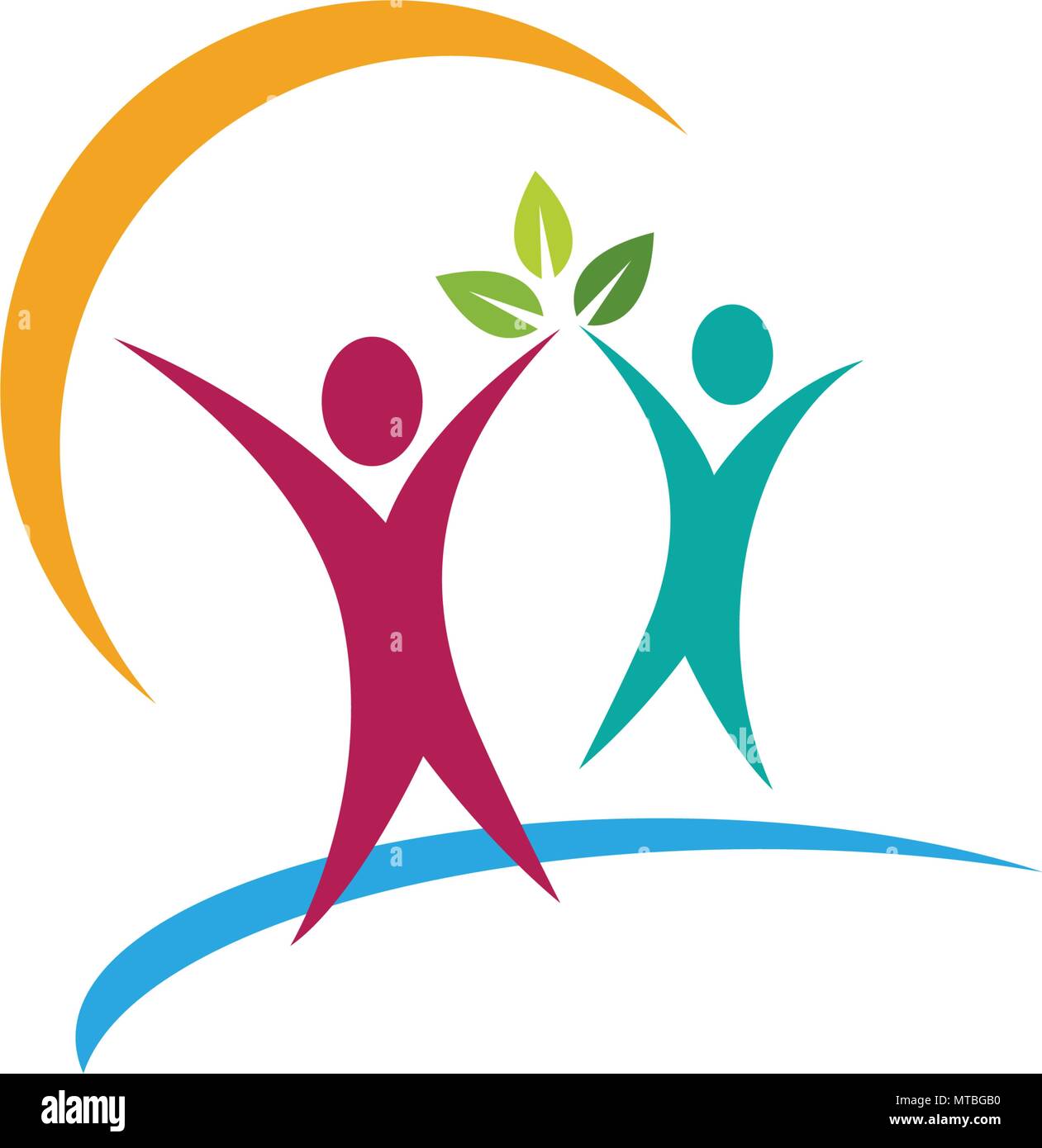 Human character logo sign illustration vector design Stock Vector Image ...