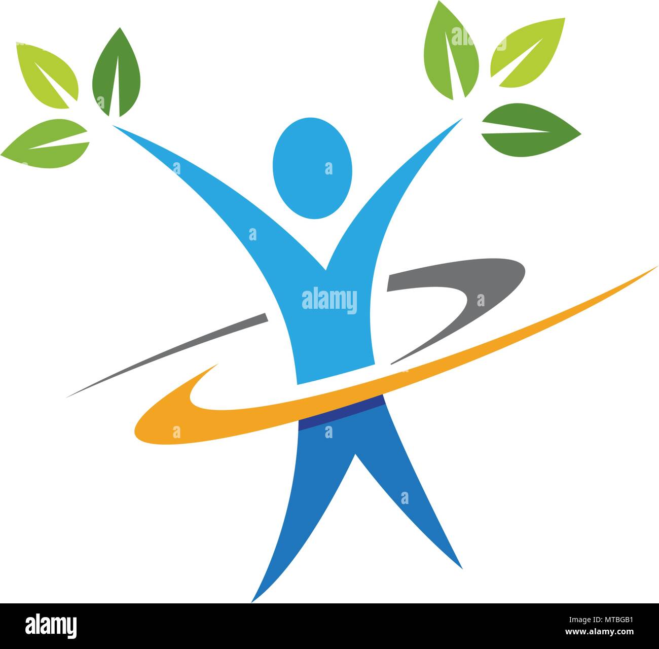 Human character logo sign illustration vector design Stock Vector Image ...