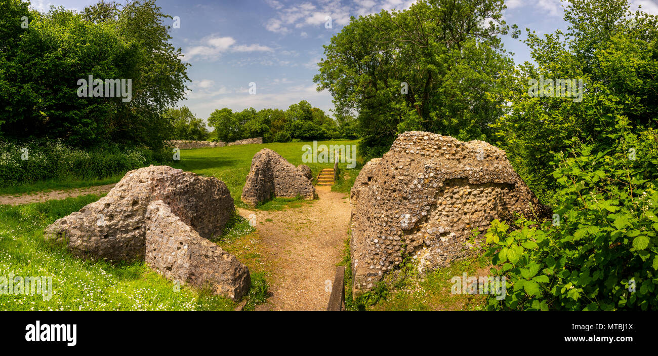 Bramber Castle, West Sussex, UK Stock Photo - Alamy