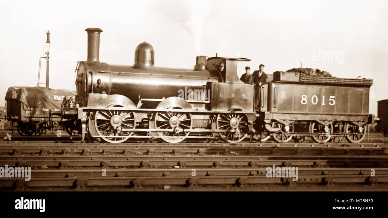 LMS steam locomotive, early 1900s Stock Photo - Alamy