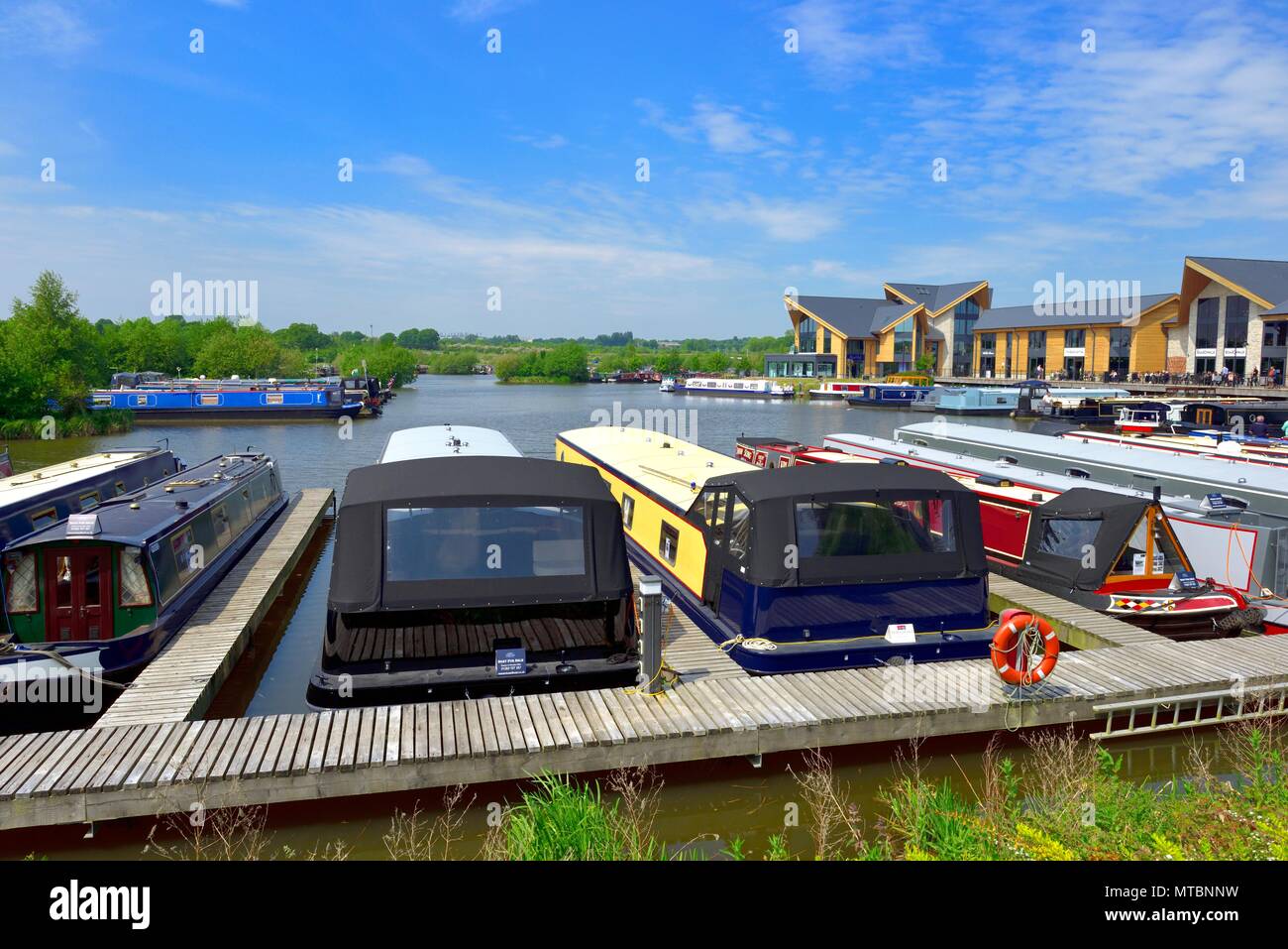 Mercia Marina Willington, Derbyshire England UK Stock Photo - Alamy