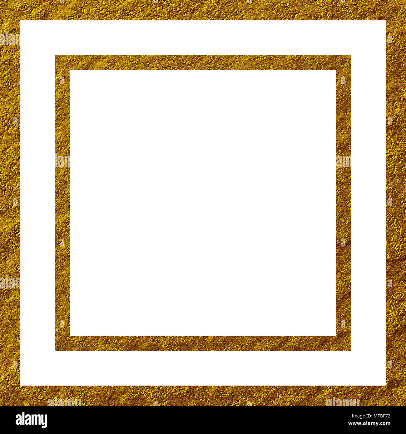 Double gold foil textured isolated border frame and background Stock ...
