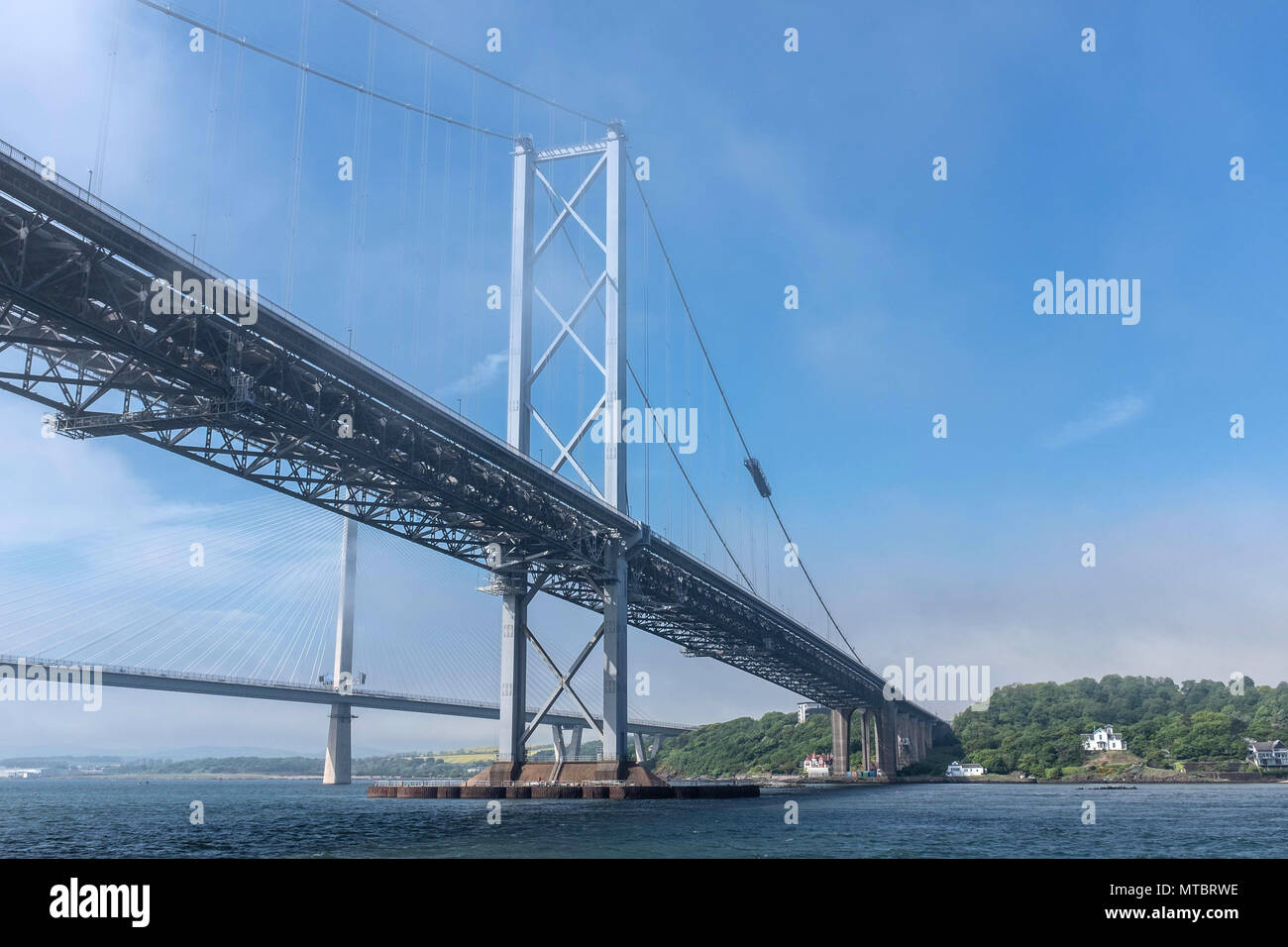 Forth Road bridge, Firth of Forth, Scotland Stock Photo - Alamy