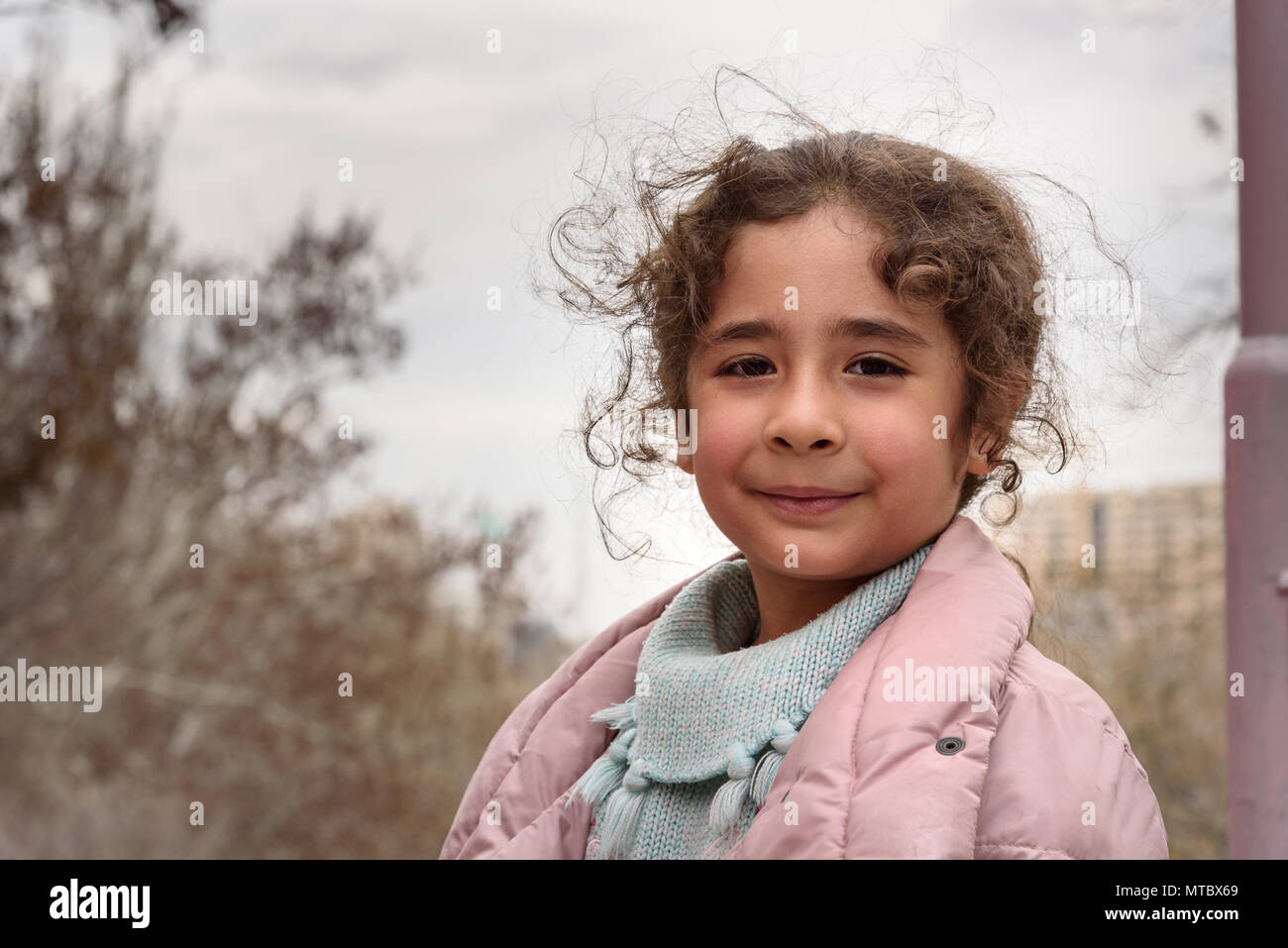Tabriz, East Azerbaijan province, Iran - March 15, 2018: Iranian girl ...