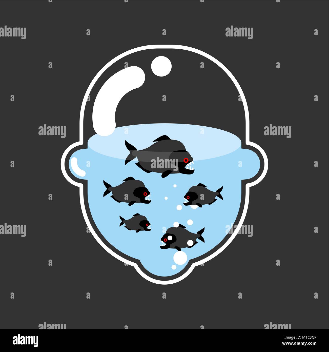 Fish Object Cute Model Fish Stock Vector Images - Alamy