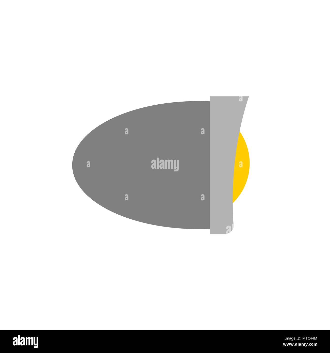 Headlight bike isolated. Motorcycle part. Vector illustration Stock ...