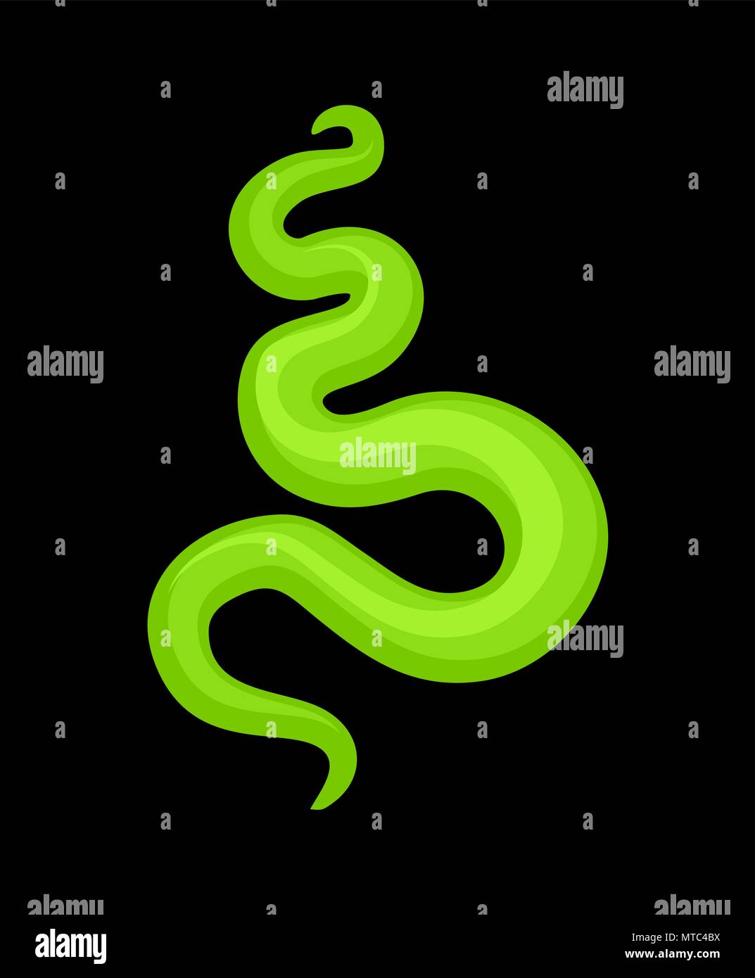 Green smoke isolated. acid evaporation Chemical. Vector illustration ...