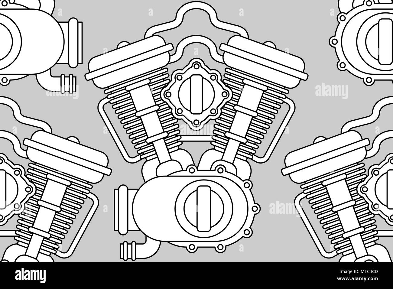 Vector cartoon turbo engine hi-res stock photography and images - Alamy