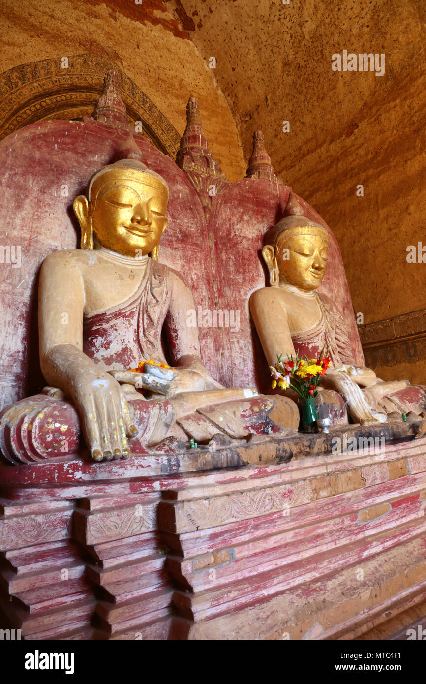 Inside burmese temple hi-res stock photography and images - Alamy