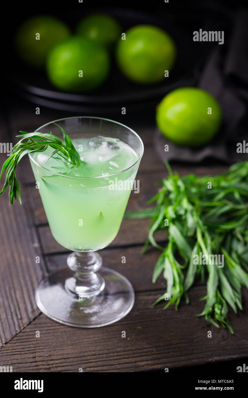 Tarragon summer cold lemonade hi-res stock photography and images - Alamy