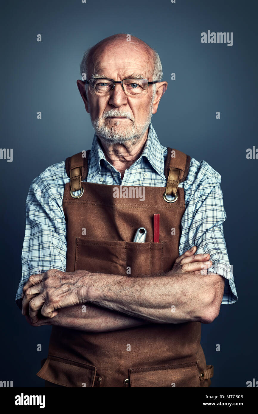 Old carpenter working with wood hi-res stock photography and images - Alamy