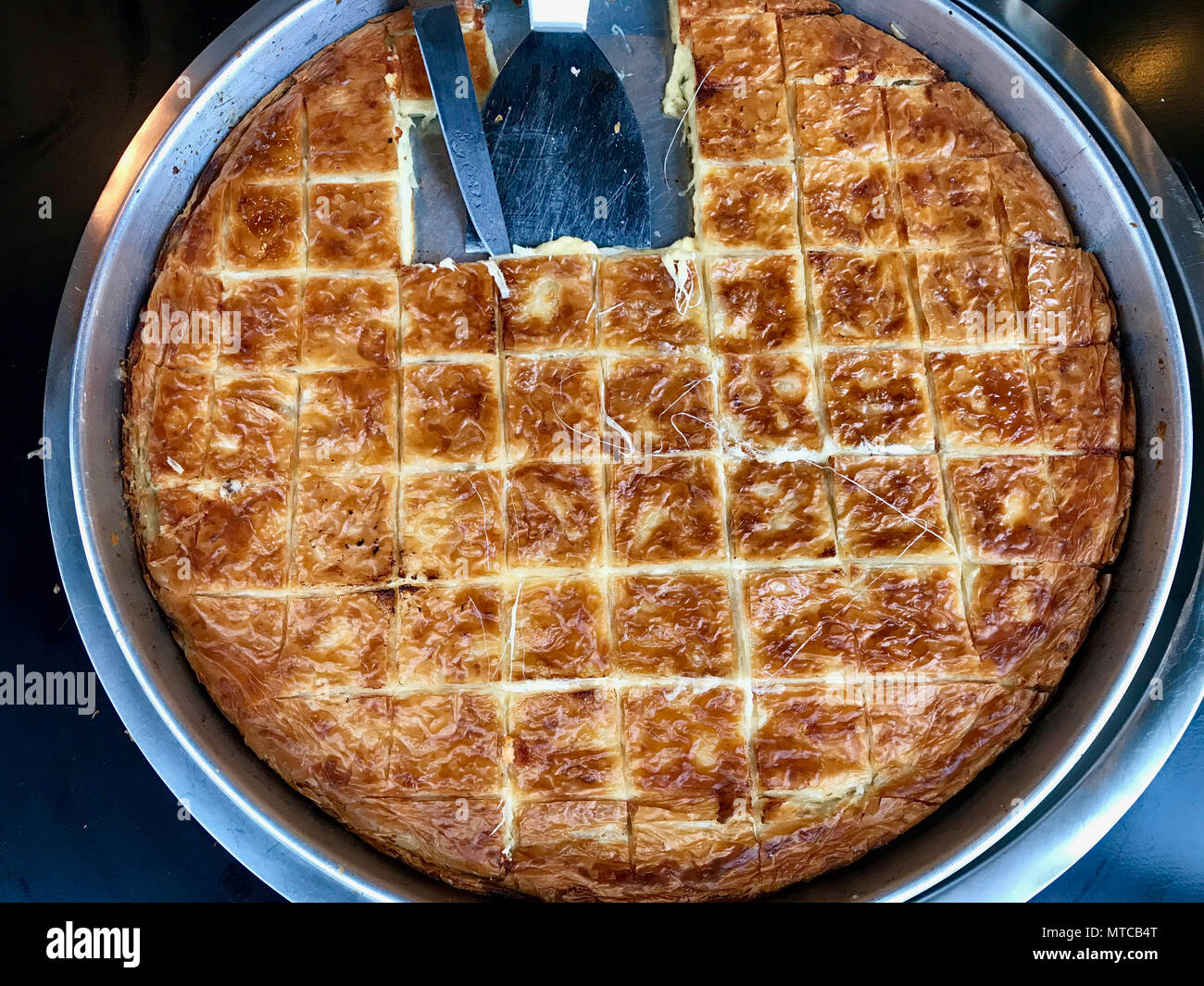 Turkish Su Boregi / Tabla borek or burek. Traditional Food Stock Photo ...