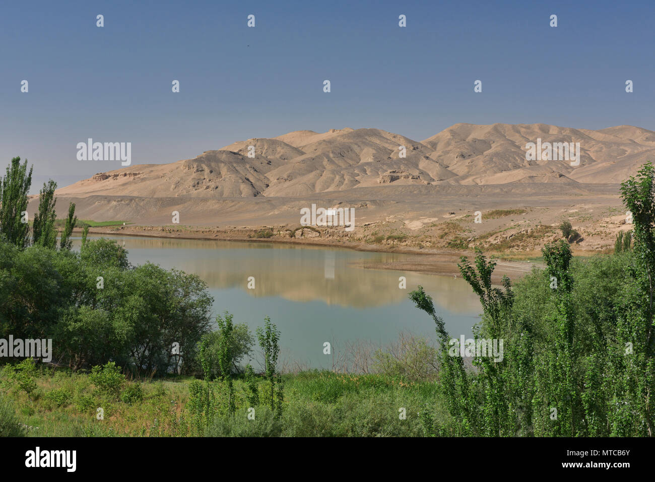 Water in the desert, Turpan, Xinjiang, China Stock Photo - Alamy