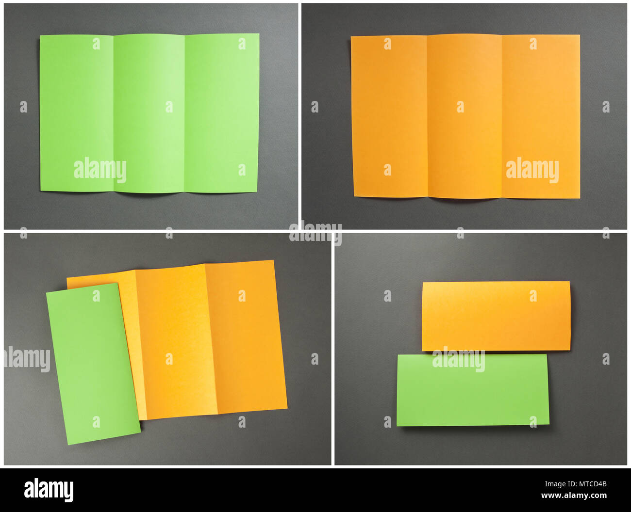 identity design, corporate templates, company style, blank orange and ...